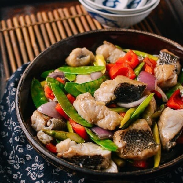 Salteado De Pescado Chino (¡Arroz Saludable En Una Olla!) - Recetas De ...